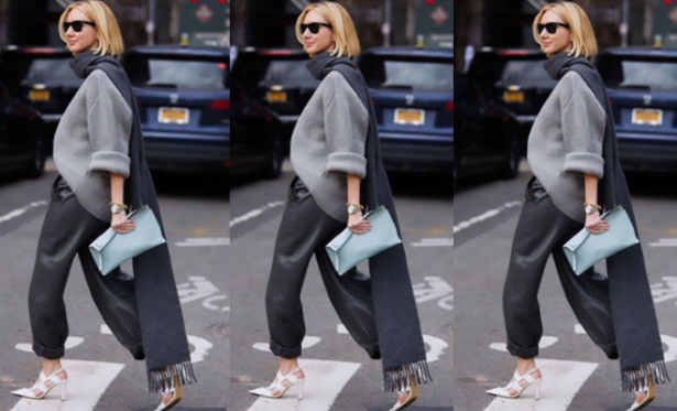 Steal her style : Grey is always happy with black & white. – The FiFi ...