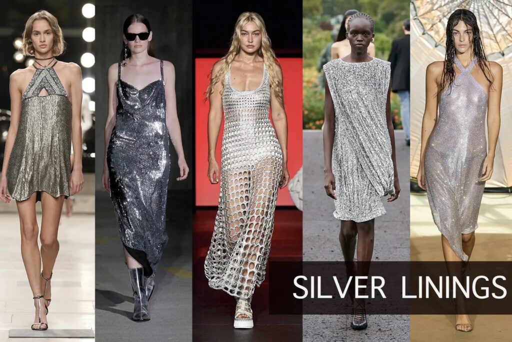 Sequins! Shine! Metallics ! With a dash of black, white & bronze # ...